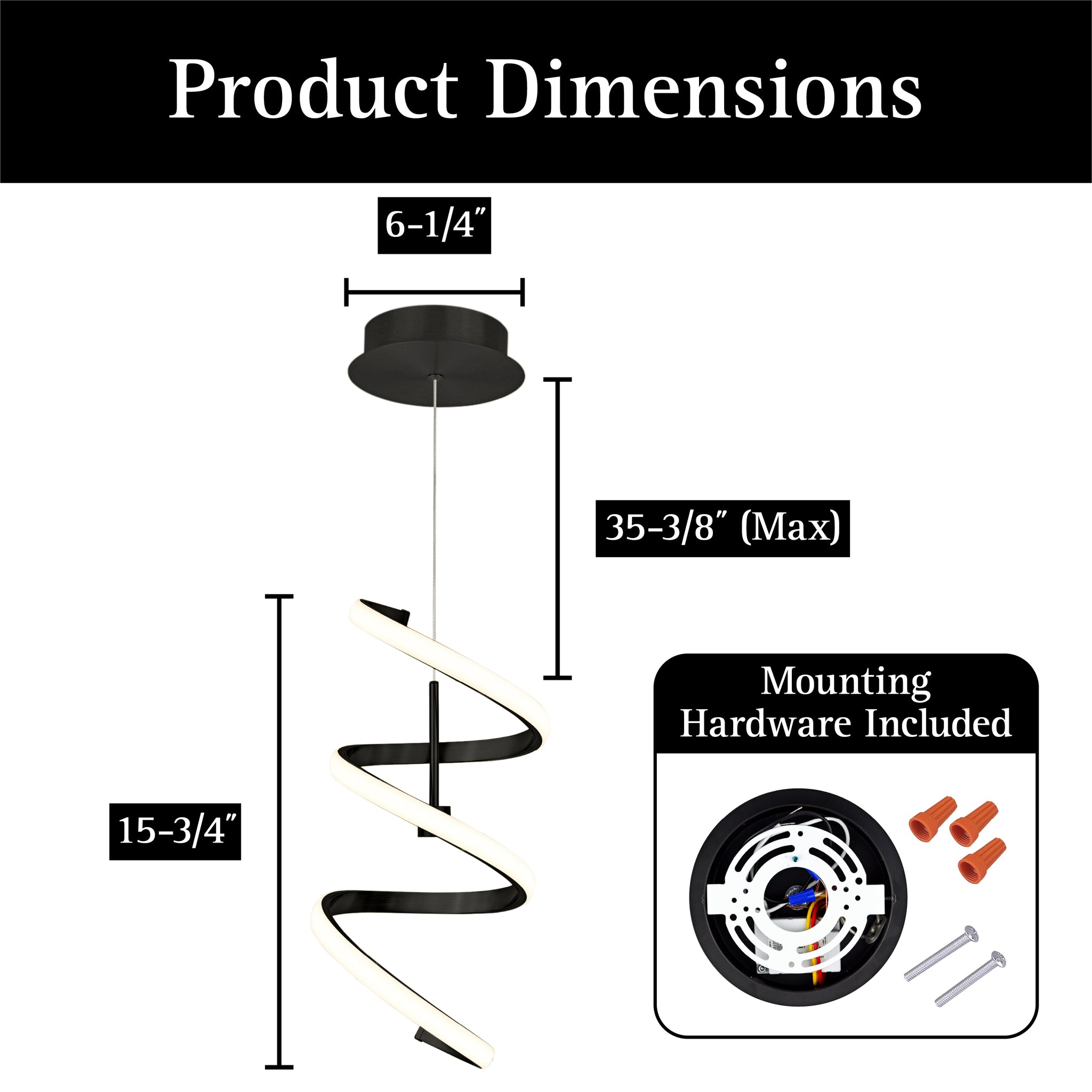 Helix LED Pendant – UltraLuxLED