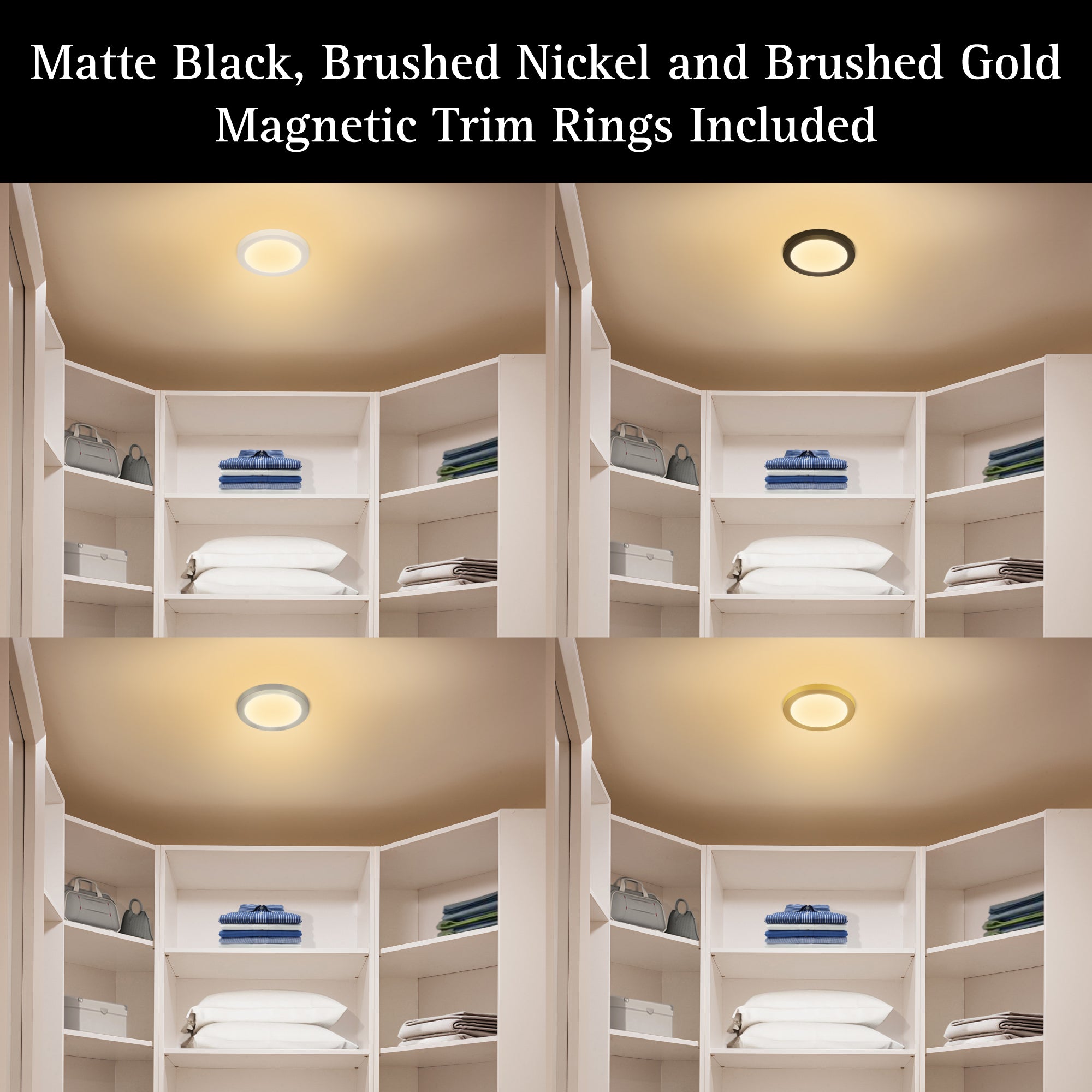 7" Edgelit Round Panel with Magnetic Trims – UltraLuxLED