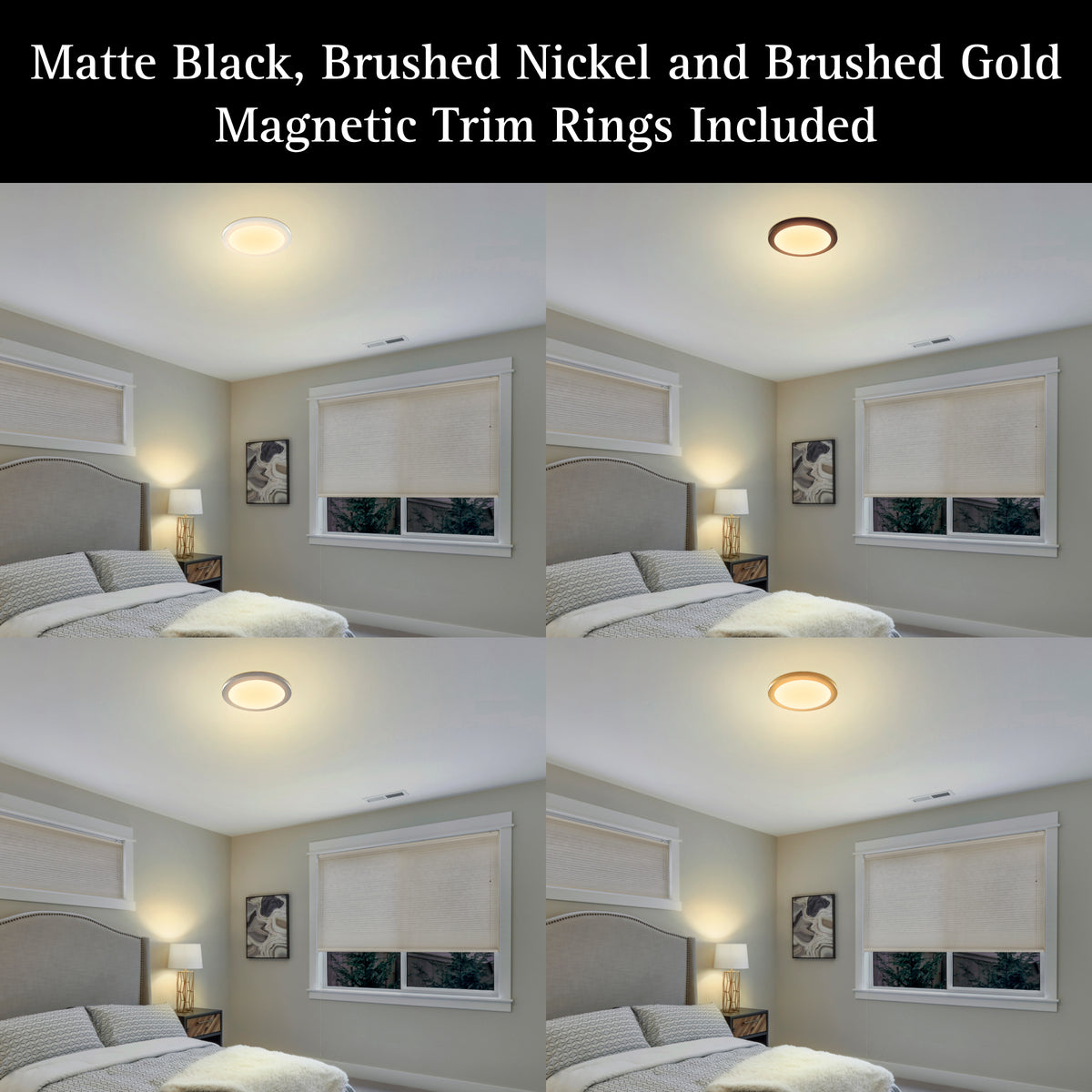 12" Edgelit Round Panel with Magnetic Trims – UltraLuxLED