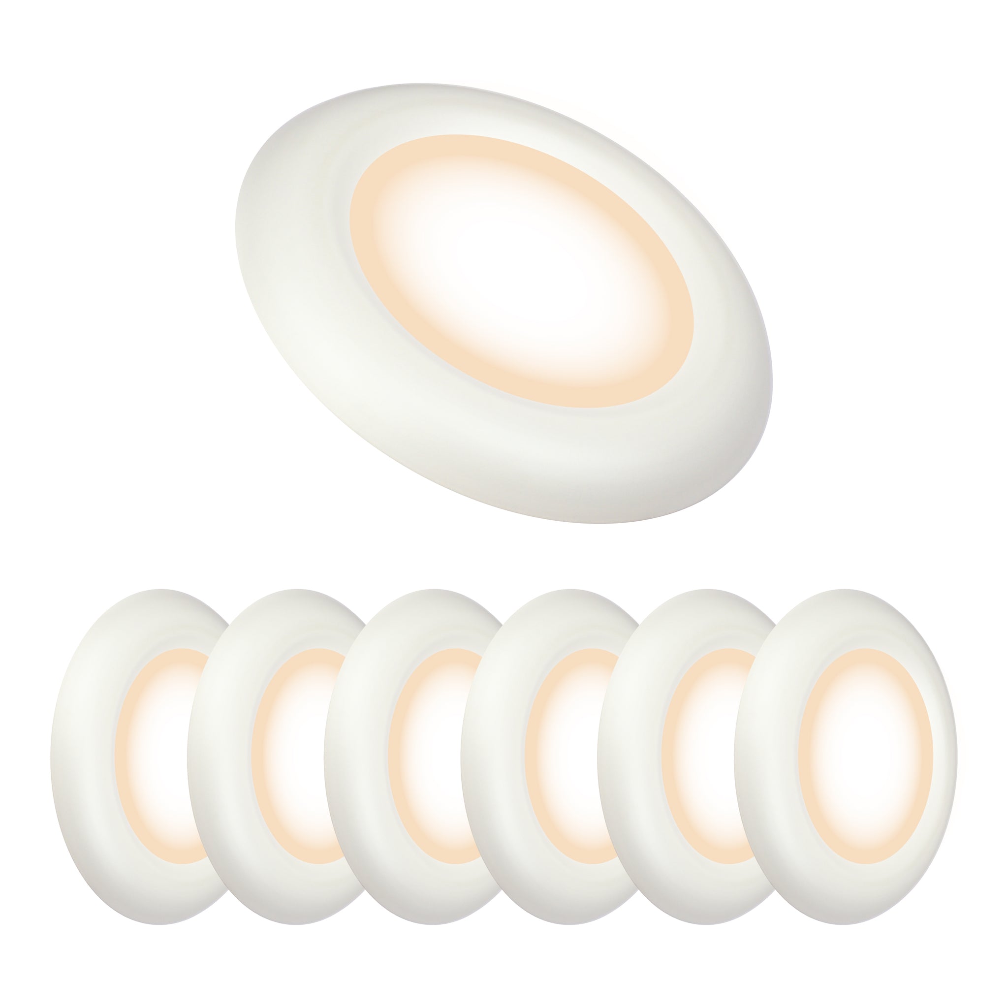 8" Utility LED Slim Flush Mount - Low Profile Ceiling Light – UltraLuxLED